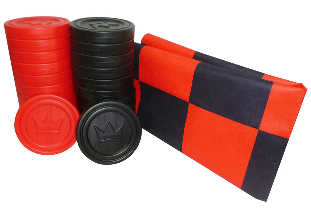 #17176Jumbo Checkers Set - JOCA Outdoor Toys